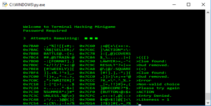 GitHub - tommygod3/fallout-terminal-game: First year Python fallout ...